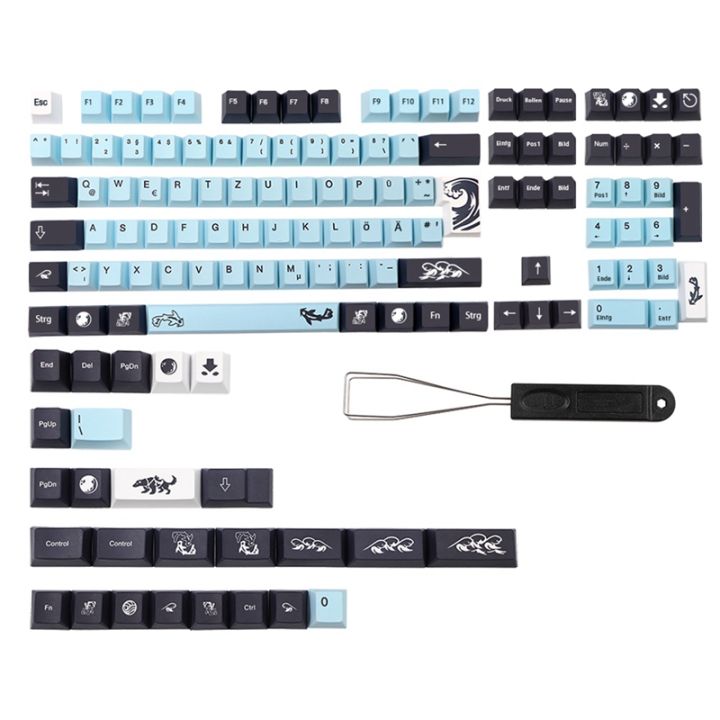 109 Key Mizu Keycap de Layout PBT Germany Keycaps for MX Switch ...