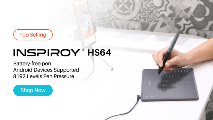 Huion HS64& HS64 Chips Digital Graphics Tablets OSU! Drawing Tablet ...