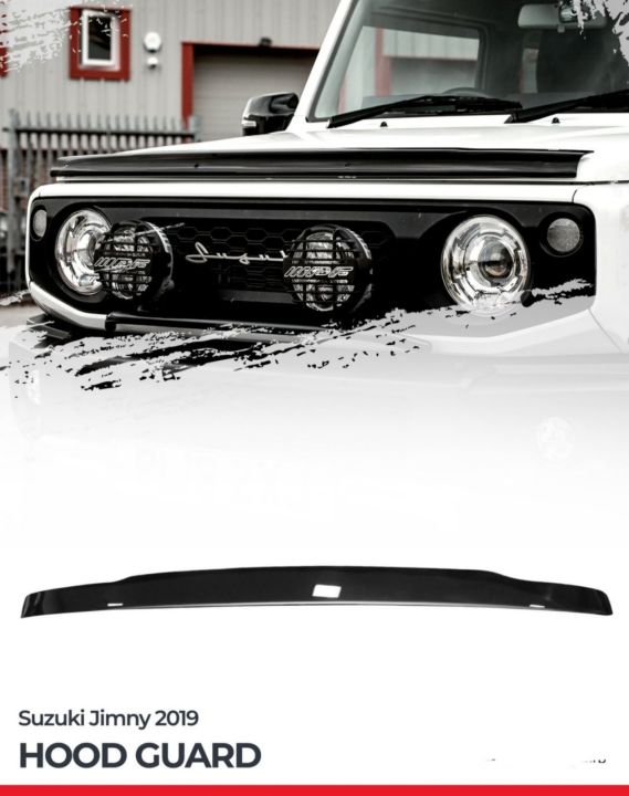 Suzuki Jimny 2019 to 2024 Hood Guard / Hood Lip Smoke Type | Lazada PH