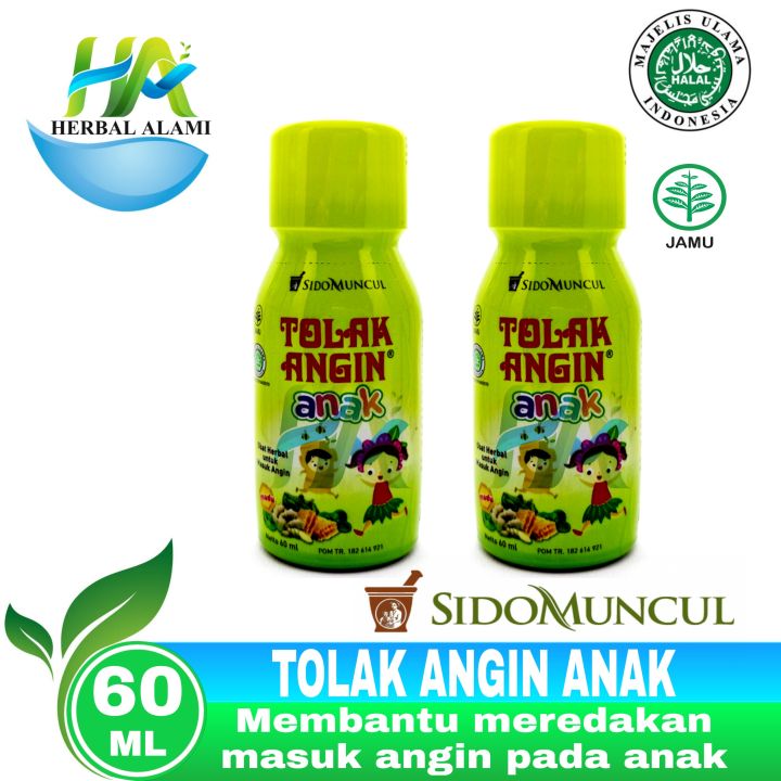 Tolak Angin Anak Cair Sido Muncul 60ml - Tolak Angin Anak Botol ...