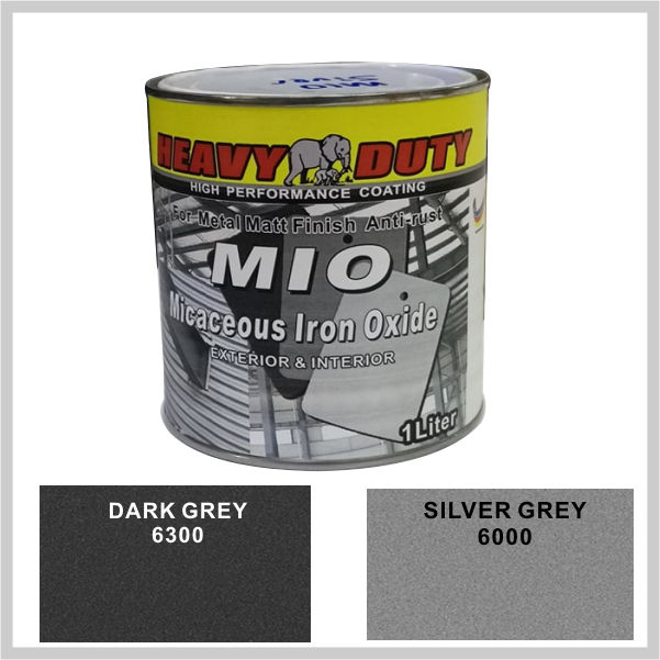 1L ( 1 LITER ) MIO ( HEAVY DUTY ) MICACEOUS IRON OXIDE FOR METAL MATT ...