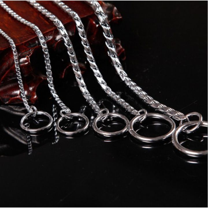 P-shaped dog chain titanium steel explosion-proof large-scale dog ...