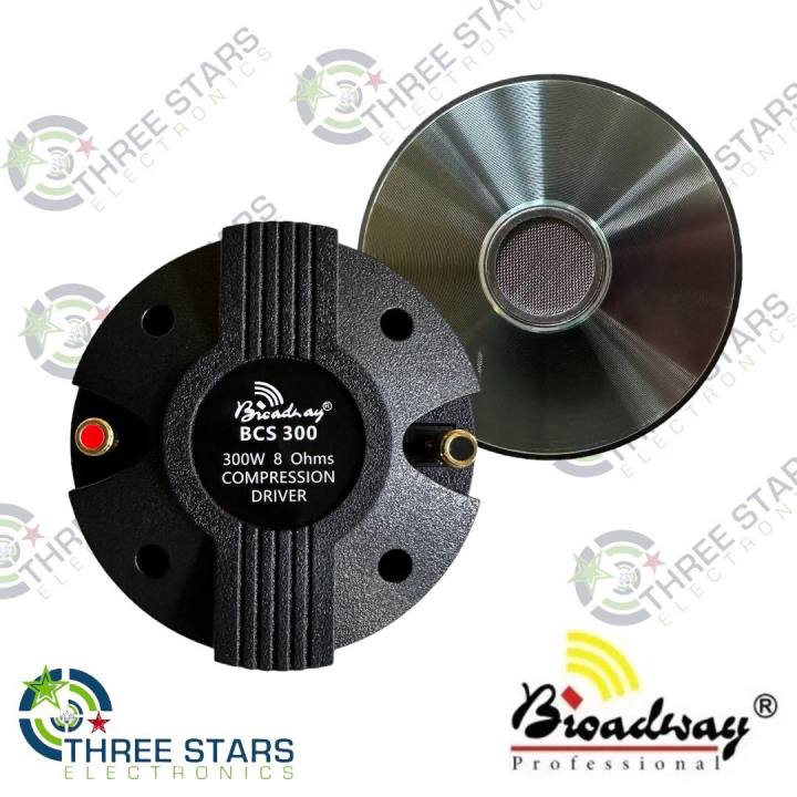 Broadway BCS-300 Compression Driver Unit 300 watts 8ohms Tweeter Driver ...