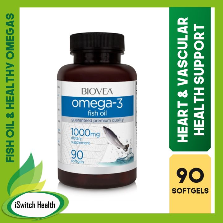 Biovea Omega 3 Fish Oil (1000mg) - 90 Softgels | Lazada PH