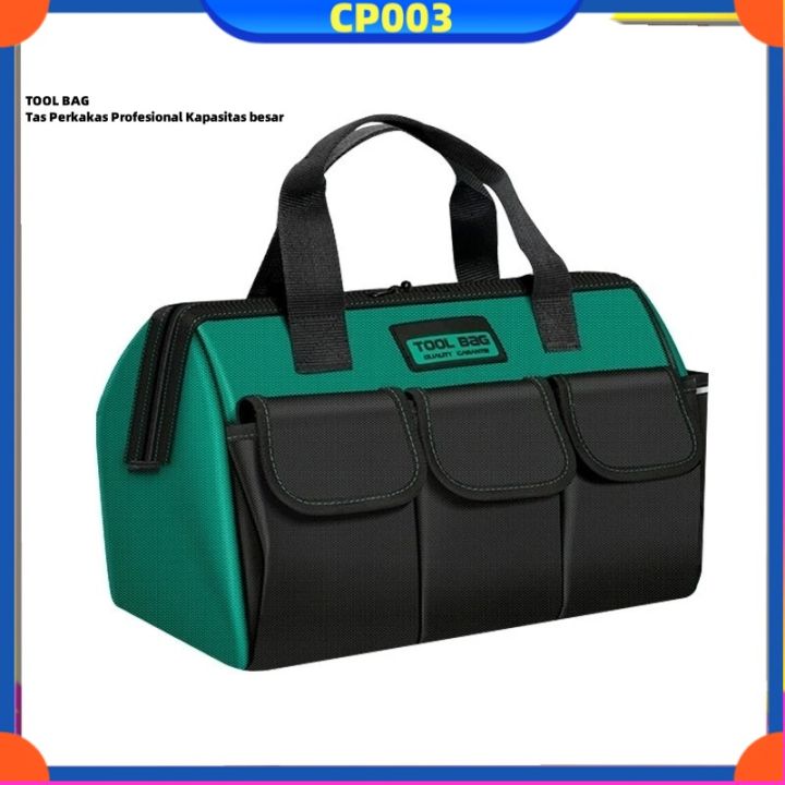 【COD】Tool Bag 14 inch Kain Oxford Tebal Tas Alat Tas alat Tas Perkakas ...