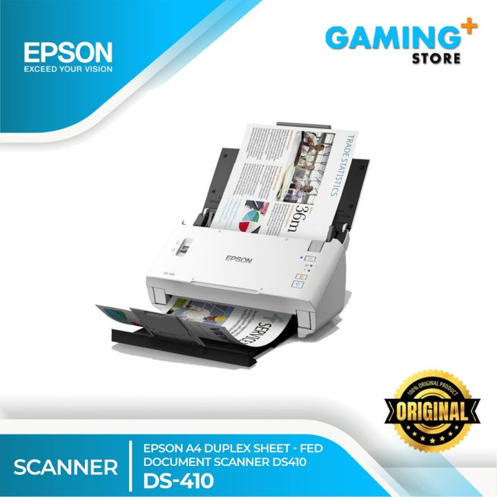 Epson Scanner DS-410 / DS410 Scan Up To A3 - Garansi Resmi | Lazada ...