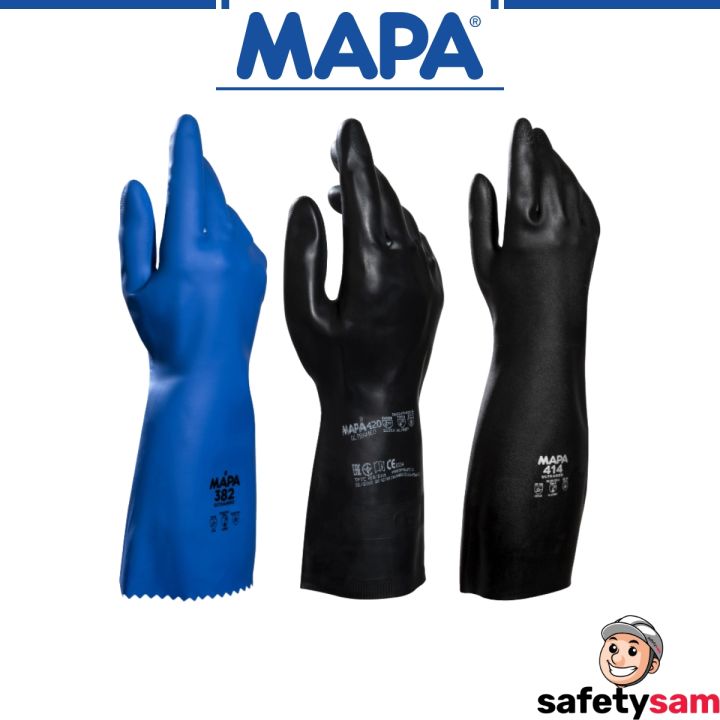 Mapa Ultraneo Chemical Resistant Safety Gloves | Lazada Singapore