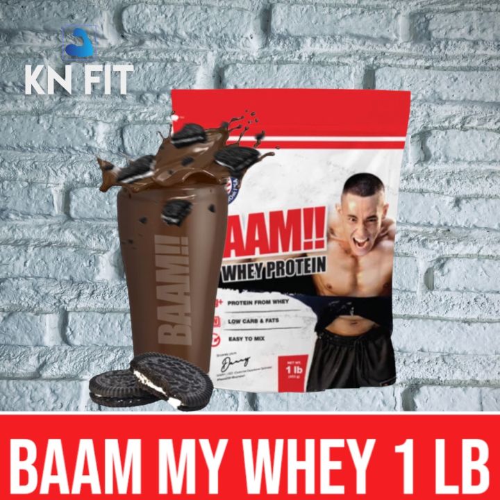 ! BAAM MY WHEY PROTEIN ขนาด 1 LB เวย์โปรตีน เพิ่มกล้าม ลดไขมัน | Lazada ...