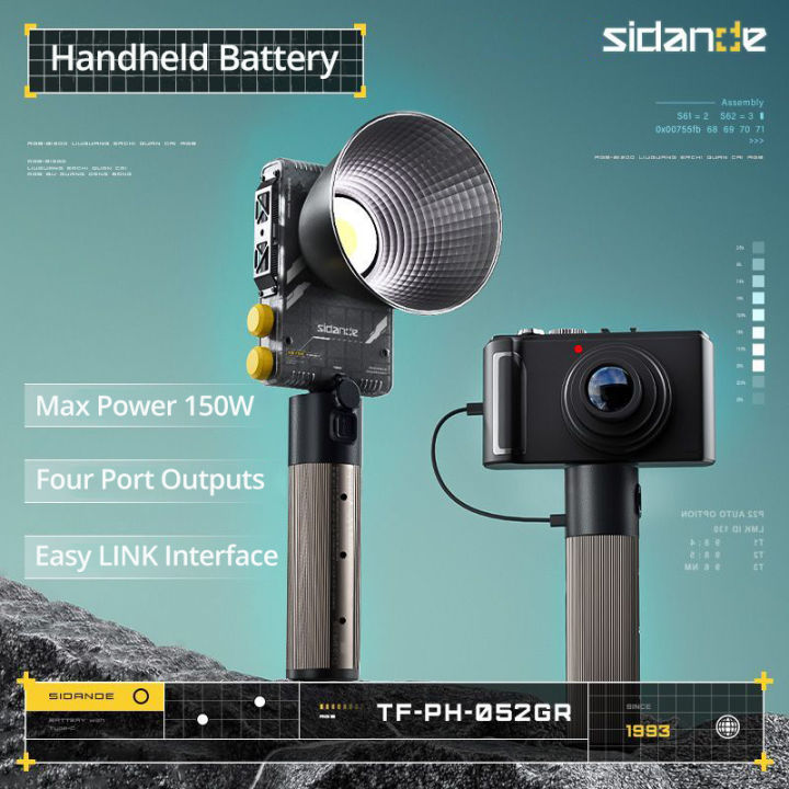 Sidande Battery Grip 4000mAh 5000mAh Battery handle with TYPE-C D-TAP 1 ...