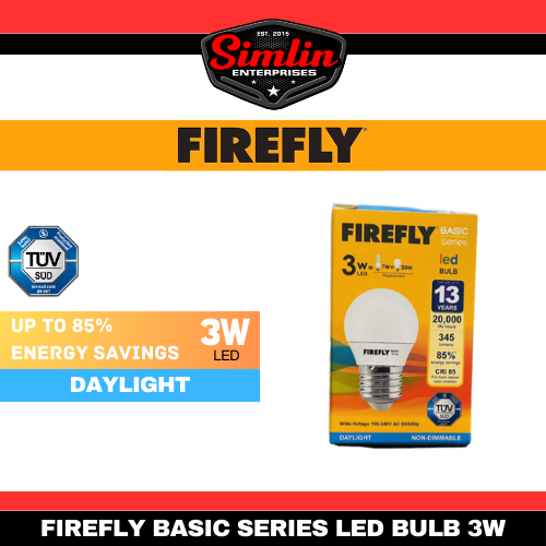 Firefly Basic Series LED Light Bulb 3W, 5W, 7W, 9W, 11W, 15W, 13W, 18W ...