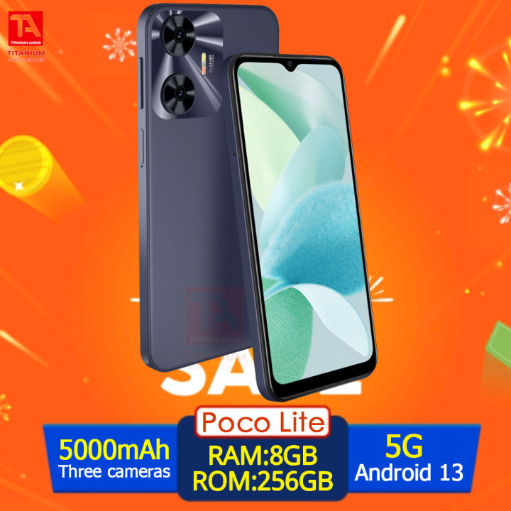 Poco Lite SmartPhone RAM8GB+ROM256GB 8MP Front Camera 20MP 5000mAh 5G 6 ...