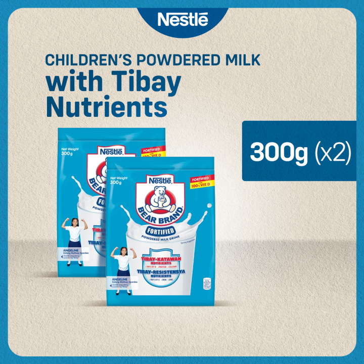 BEAR BRAND Fortified Powdered Milk Drink 300g - Pack of 2 | Lazada PH