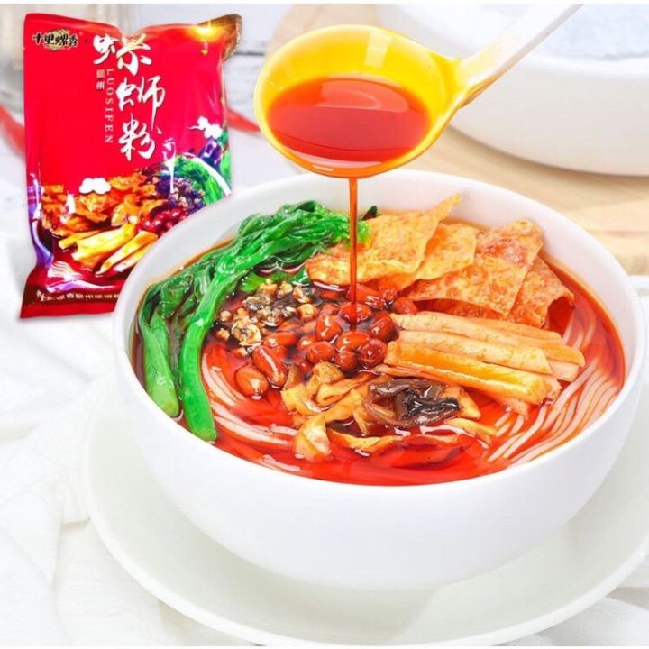 TL.snail noodles C1128 บะหมี่หลัวซือเฟิ่น ต้นตำรับกวางชี ชุดปรุง ...