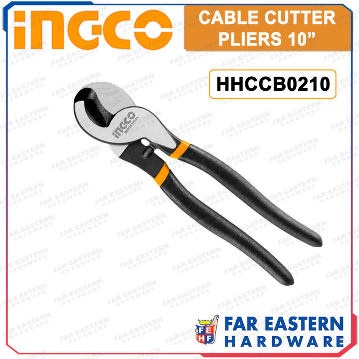 INGCO Cable Cutter Pliers 10" Heavy Duty HHCCB0210 INHT | Lazada PH
