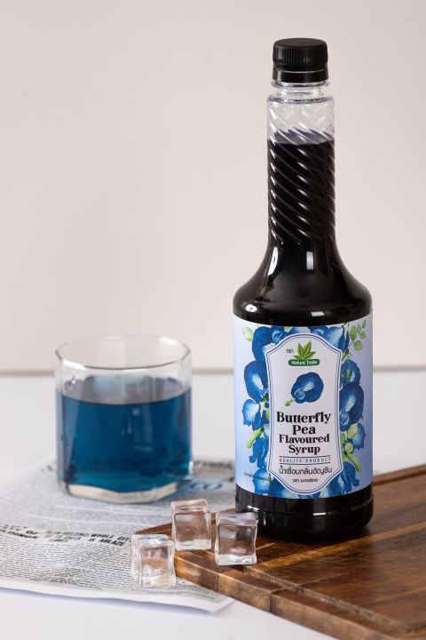 Nature Taste Butterfly Pea Syrup น้ำเชื่อมไซรัป กลิ่นอัญชัน ตราเนเจอร์ ...