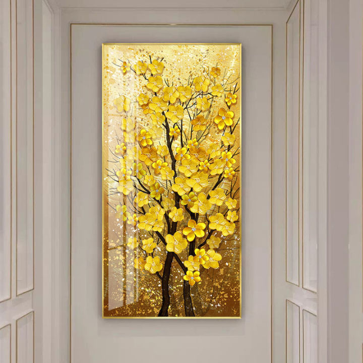 Modern Abstract Money Tree Canvas Painting Home Decoration Wall Art ...