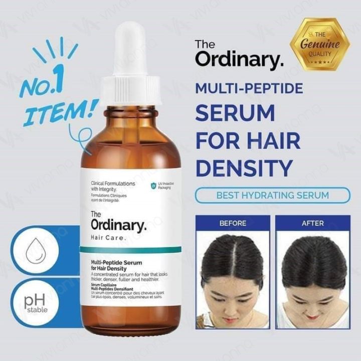 The Ordinary Multi Peptide Serum for Hair Density 60ml Novu Hair grower ...