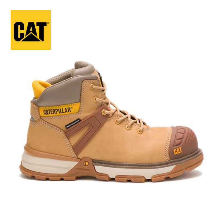 Caterpillar Classic Genuine Leather Steel Toe Boots CAT High Top ...