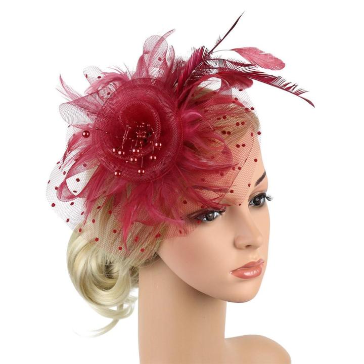 Ahbvv Flapper Great Gatsby Headband Pearl Charleston Party Bridal
