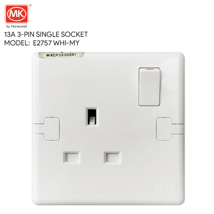 MK E2757 Single Switch Socket ~ 1 pcs / 5 pcs / 10 pcs | Lazada
