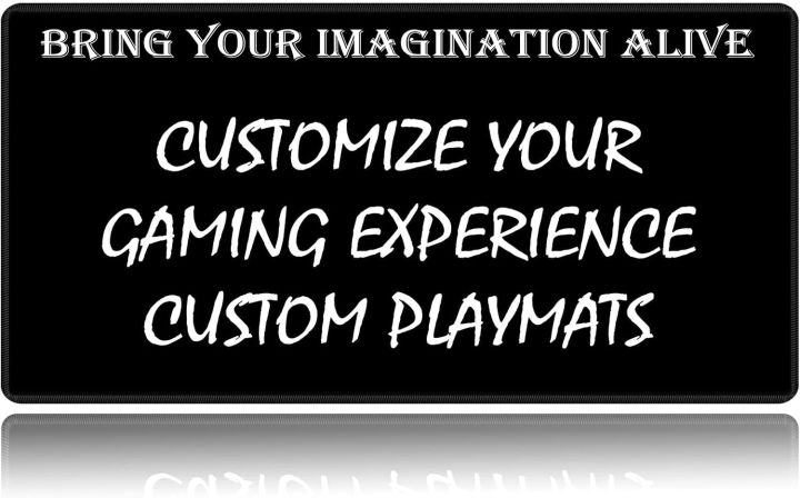 Custom Card Game Mats, Custom MTG Playmat & Mouse Pad 24" x 14", Game ...