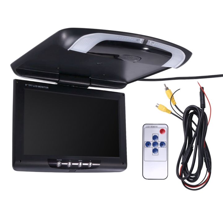 Car Roof Monitor Lcd Flip Screen Top Multimedia Video Ceiling Roof ...