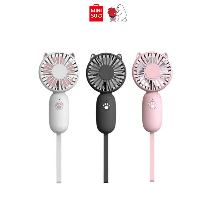MINISO 500mAh Handheld Mini Fan | Lazada PH