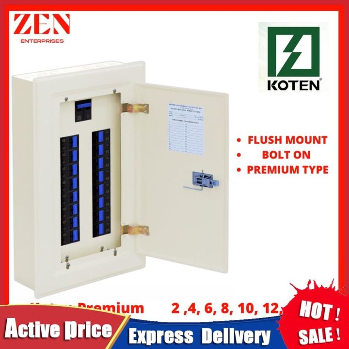 Koten Premium Panel Board Box 2Pole Bolt On 24681012141618202224 ...