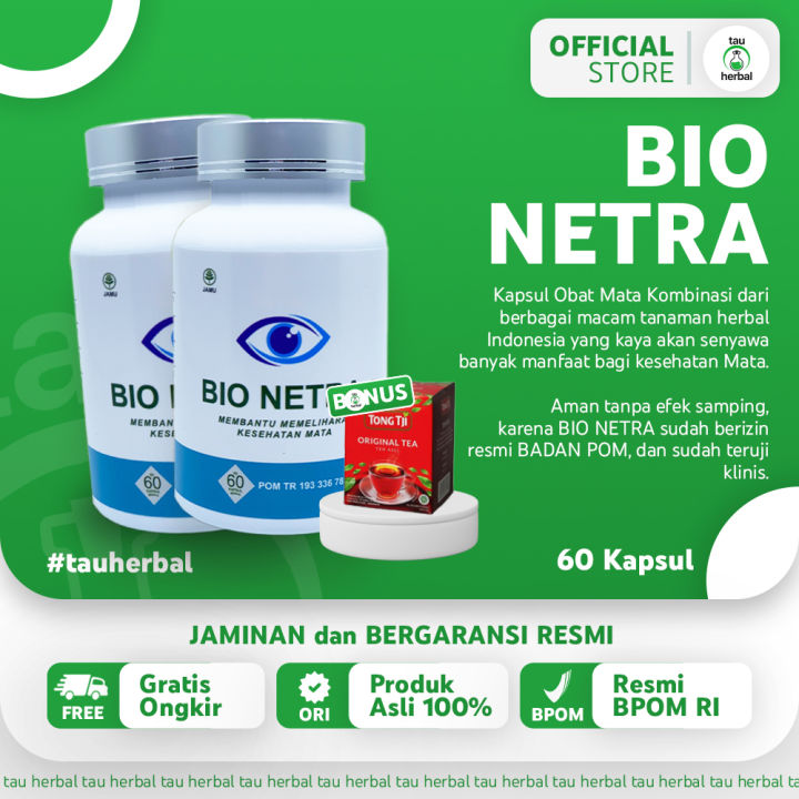 BIO NETRA ORIGINAL OFFICIAL UNTUK OBAT MATA MINUS MATA PLUS KATARAK ...
