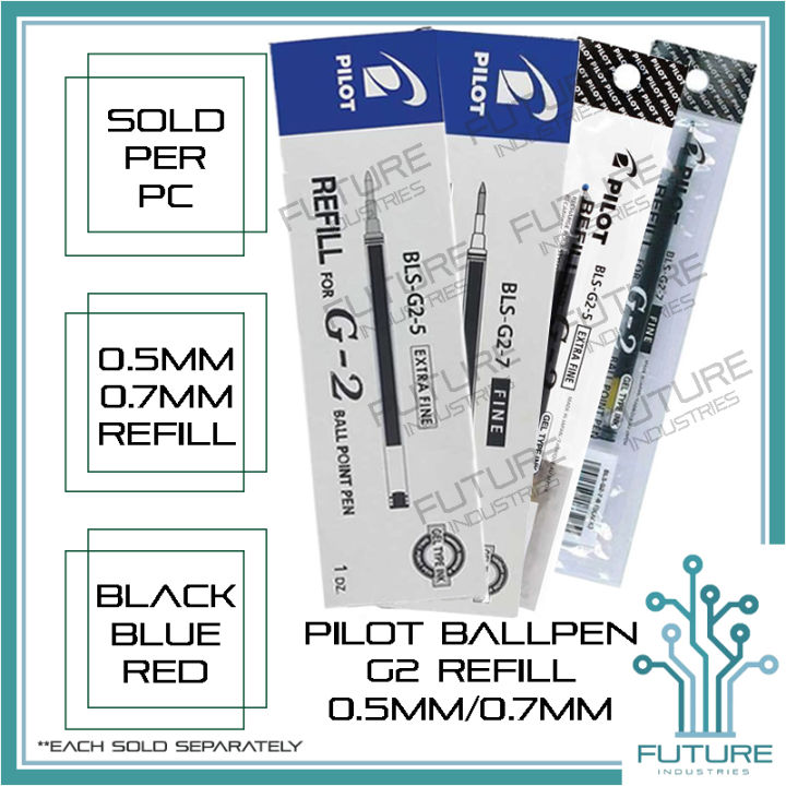 PILOT Ballpen G2 Refill Pack 0.5MM Refill 0.7MM Refill Gel Ink Refills ...