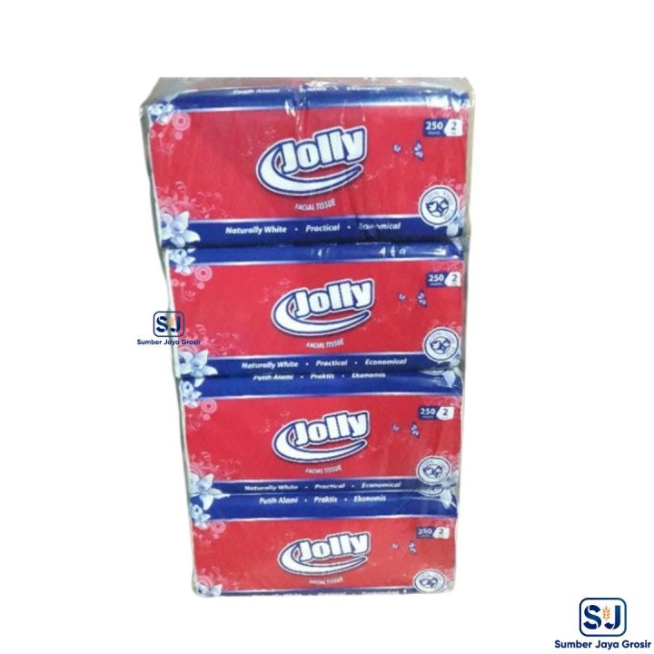 Tisu Jolly 250 sheet Banded isi 4 pcs | Lazada Indonesia