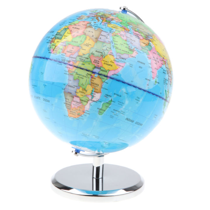 LazaraSale 20*26cm World Earth Globe Map with Swivel Stand Geography ...