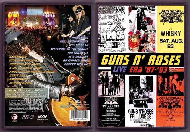 Guns N Roses live era 87-93 Concert (DVD) | Lazada PH