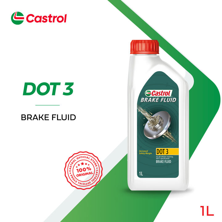 Castrol Brake Fluid DOT 3 Increased Safety Margin (1L) | Lazada
