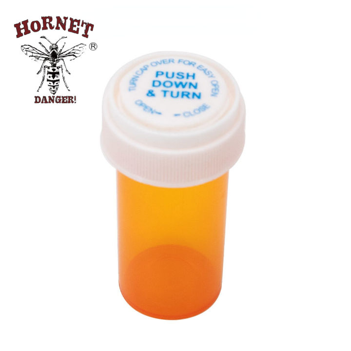 (Each Bottle Holds 1-2 Grams)13 Dram Push Down & Turn Vial Container ...