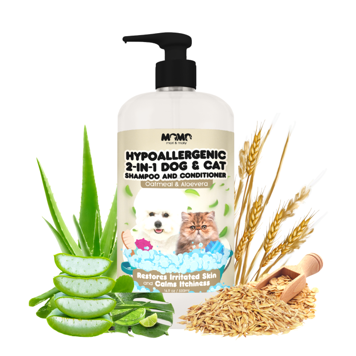 Mori and Molly Hypoallergenic 2-in-1 Cat & Dog Shampoo and Conditioner ...