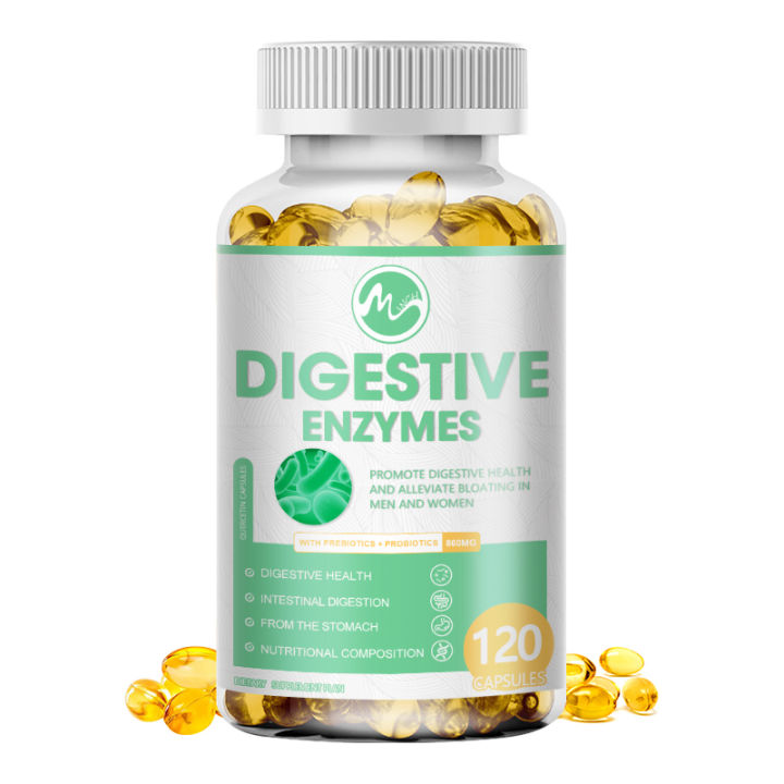 Minch Digestive Enzyme Capsules with Probiotics Support Better ...