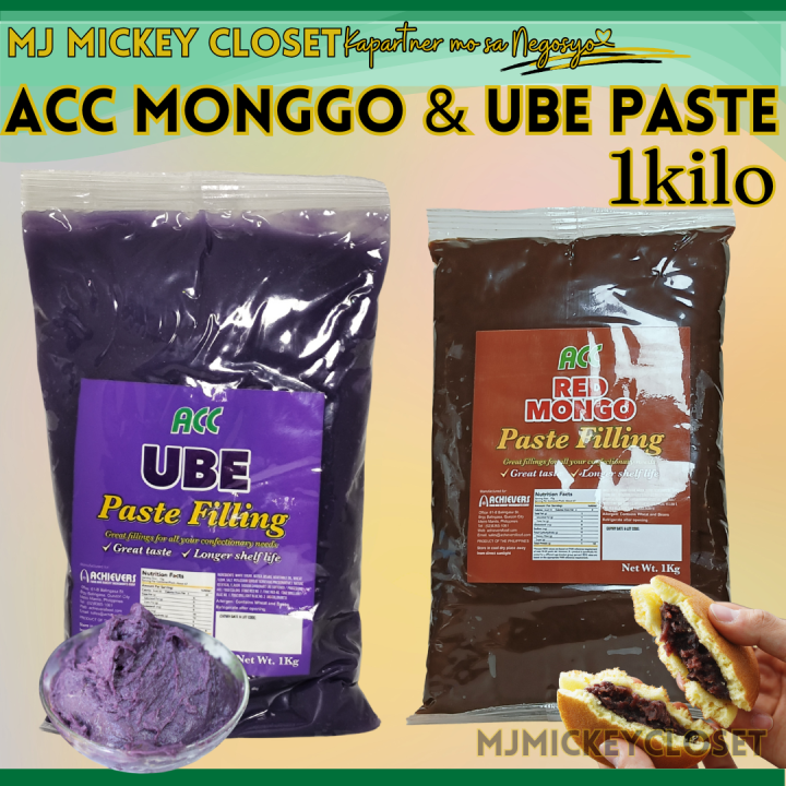 ACC Ube Paste Red Monggo Mongo Pandan Chocolate Strawberrry Paste ...