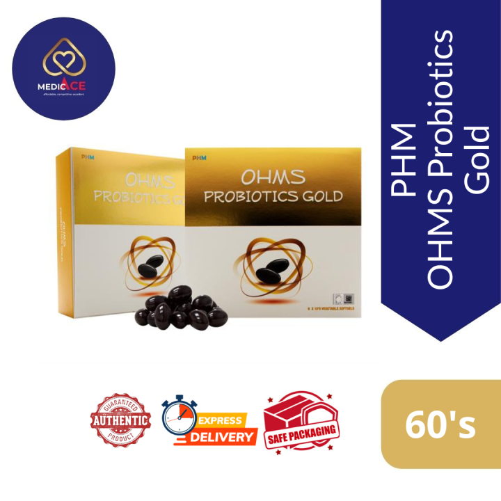 PHM OHMS Probiotics Gold Multi-Year Fermentation 60's (Exp: 08/2025 ...