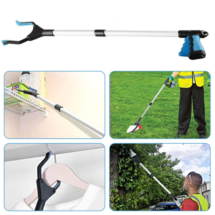 Grabber Litter Picker with Magnetic 32 Foldable Reacher Grabber Tool ...