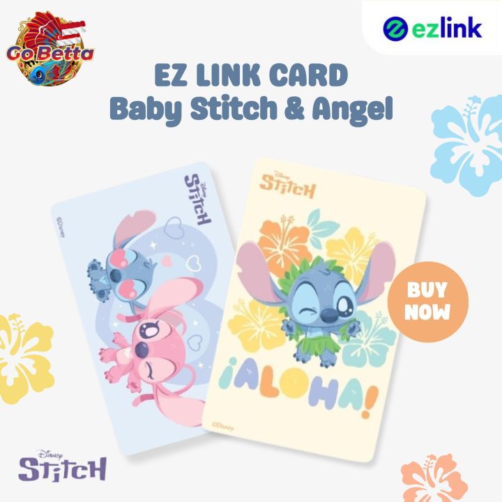 DISNEY SIMPLYGO EZ-LINK CARD MRT BUS EZ LINK CARDS DISNEY STITCH AND ...