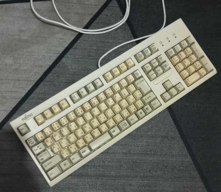 RARE Vintage Retro Fujitsu Original PS2 Keyboard | Lazada PH