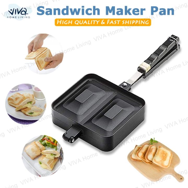 Sandwich Maker Pan Double Sided Sandwich Pan Toaster Maker Sandwich ...