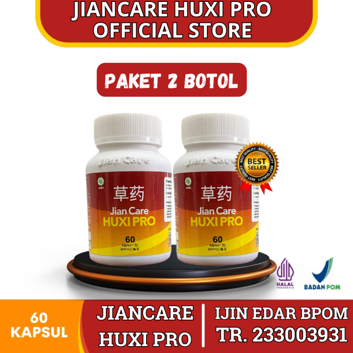 JIANCARE HUXI PRO | Obat Herbal BPOM Untuk Sesak Nafas, Bronkitis, Asma ...