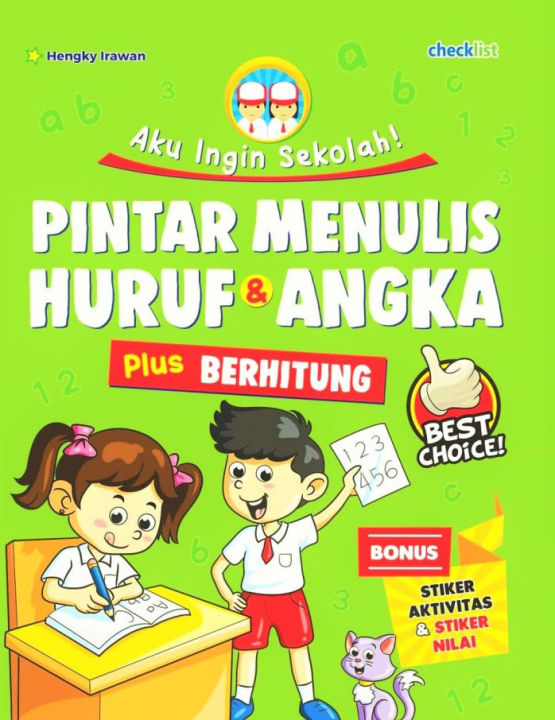 Buku Pintar Menulis Huruf & Angka Plus Berhitung | Lazada Indonesia