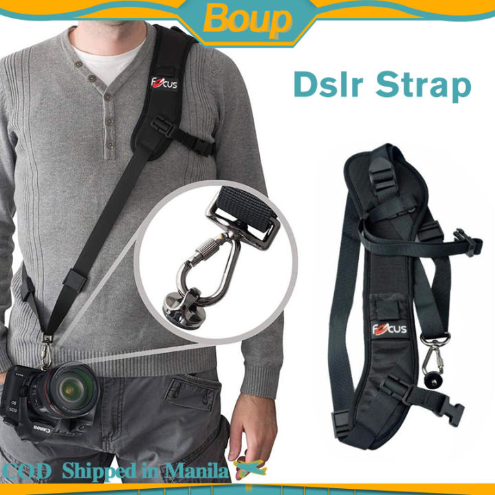 Camera Shoulder Strap With Quick Release and Safety Tether Adjustable ...