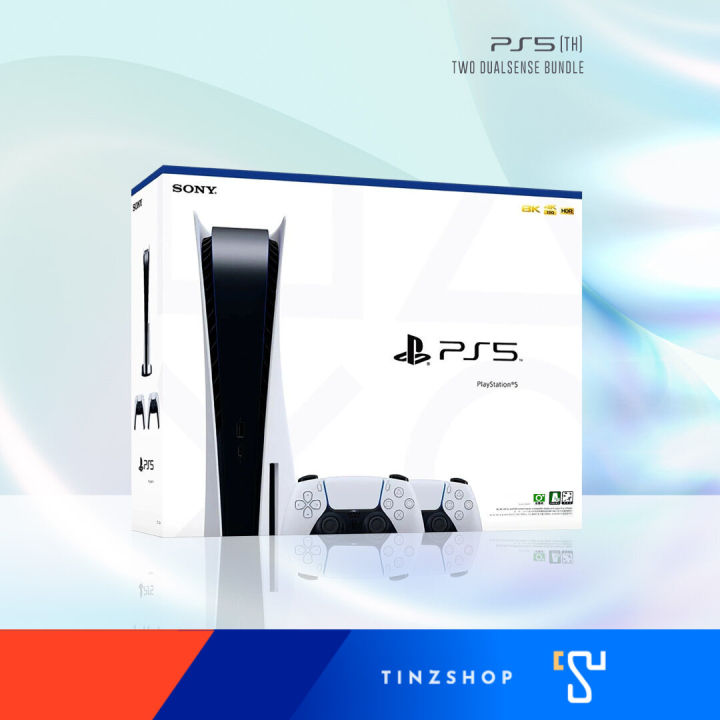 PlayStation PS5 Two DualSense Bundle / เครื่อง PS5 รุ่นใส่แผ่น 2 จอย ...