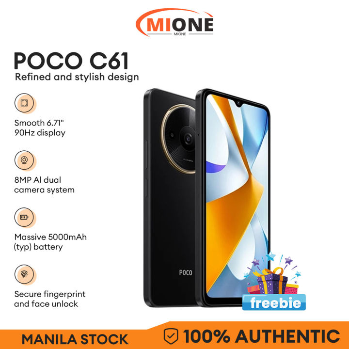 Poco C61 Smartphone 3+64GB/4+128GB Smooth 6.71" 90Hz Display Refined ...