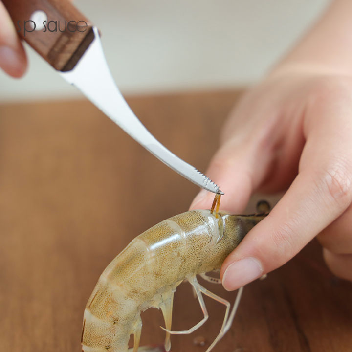 【New release】 Japan Stainless Steel Shrimp Line Lobster Fish Cleaning ...