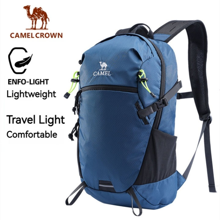 CamelCrown กระเป๋านักเรียนของนักท่องเที่ยว,กระเป๋าสะพายไหล่กีฬาสำหรับทั้งหญิงและชายเป้น้ำหนักเบา ...